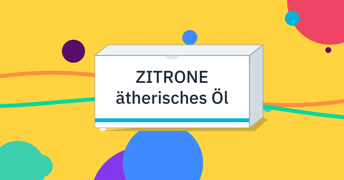 Symbolbild: Packung mit der Aufschrift ZITRONE ätherisches Öl (PZN 01253921) – Verfügbarkeit und Bezug in Apotheken in Frankfurt am Main
