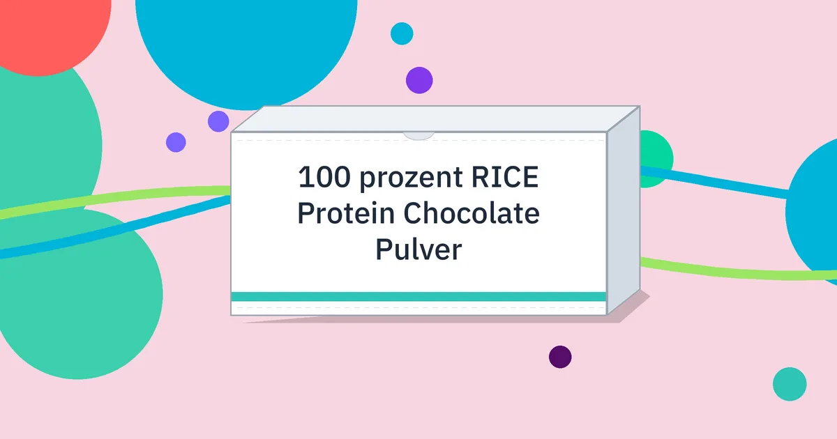 Symbolbild: Packung mit der Aufschrift 100 prozent RICE Protein Chocolate Pulver (PZN 12464294) – Verfügbarkeit und Bezug in Apotheken in Frankfurt am Main
