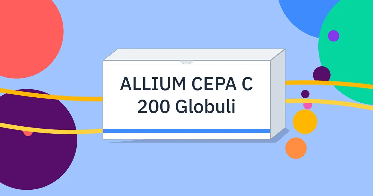 Symbolbild: Packung mit der Aufschrift ALLIUM CEPA C 200 Globuli (PZN 04202404) – Verfügbarkeit und Bezug in Apotheken in Frankfurt am Main
