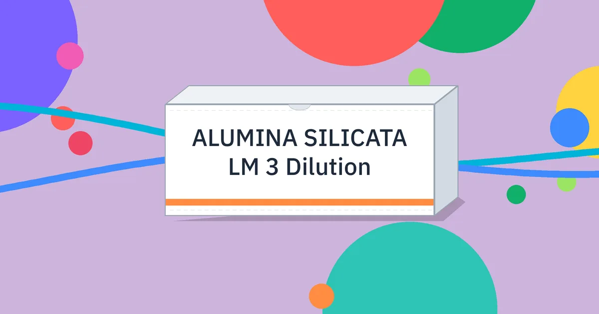Symbolbild: Packung mit der Aufschrift ALUMINA SILICATA LM 3 Dilution (PZN 12758771) – Verfügbarkeit und Bezug in Apotheken in Frankfurt am Main