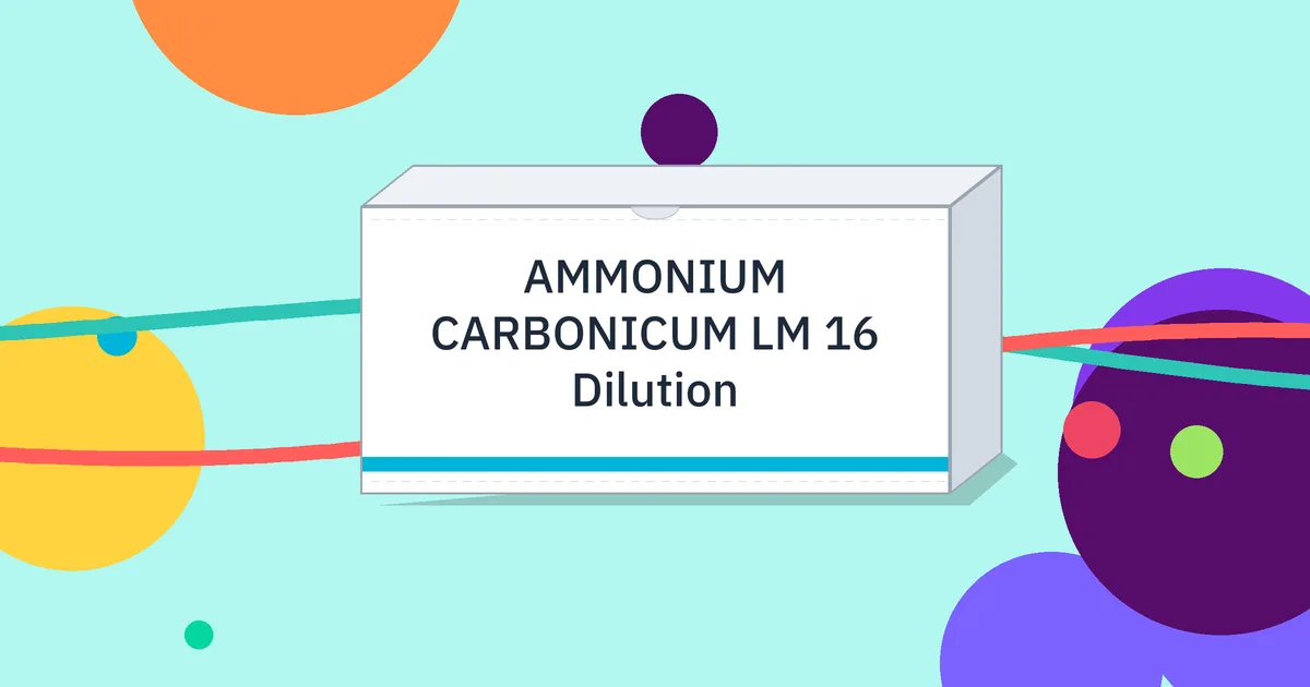 Symbolbild: Packung mit der Aufschrift AMMONIUM CARBONICUM LM 16 Dilution (PZN 12760673) – Verfügbarkeit und Bezug in Apotheken in Frankfurt am Main