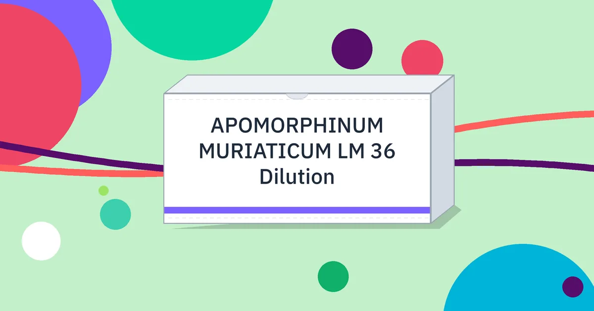 Symbolbild: Packung mit der Aufschrift APOMORPHINUM MURIATICUM LM 36 Dilution (PZN 13381593) – Verfügbarkeit und Bezug in Apotheken in Frankfurt am Main