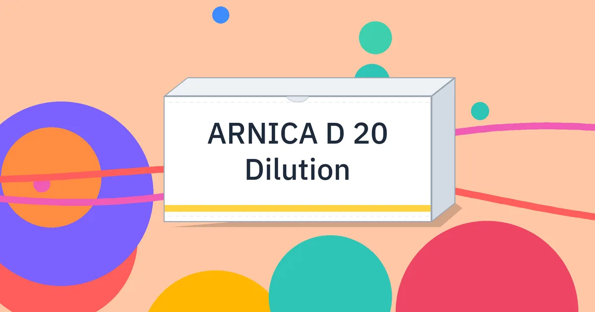 Symbolbild: Packung mit der Aufschrift ARNICA D 20 Dilution (PZN 04204900) – Verfügbarkeit und Bezug in Apotheken in Frankfurt am Main