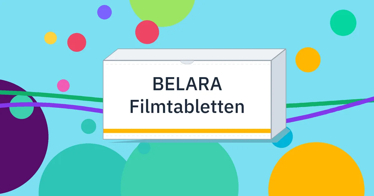 Symbolbild: Packung mit der Aufschrift BELARA Filmtabletten (PZN 04338411) – Verfügbarkeit und Bezug in Apotheken in Frankfurt am Main