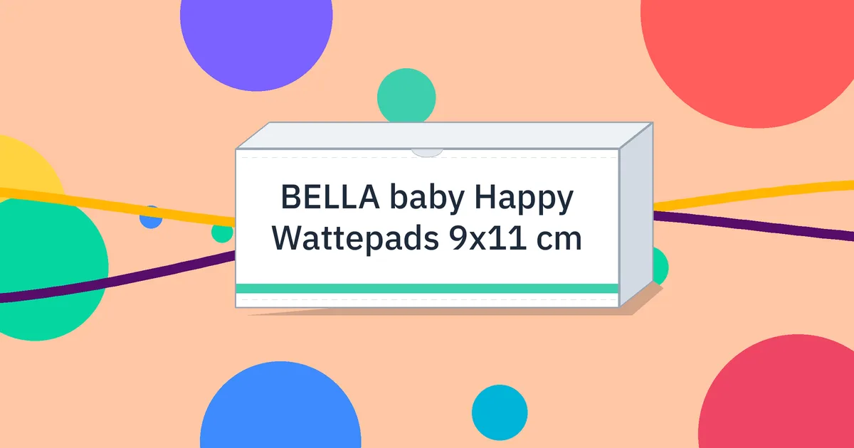 Symbolbild: Packung mit der Aufschrift BELLA baby Happy Wattepads 9x11 cm (PZN 17368595) – Verfügbarkeit und Bezug in Apotheken in Frankfurt am Main