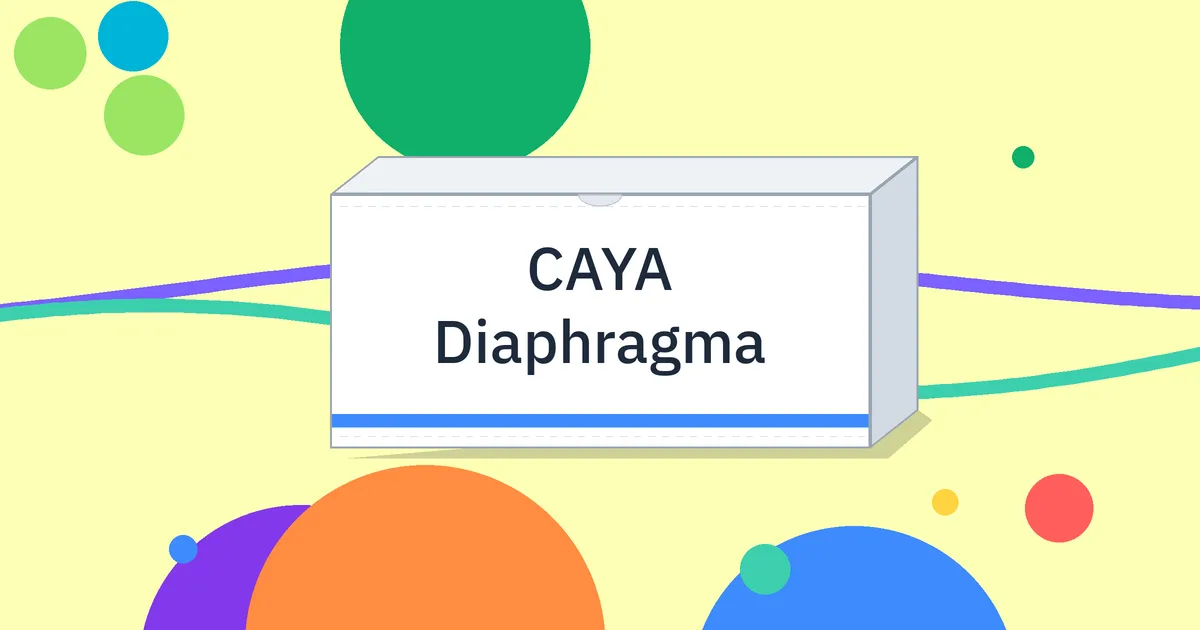 Symbolbild: Packung mit der Aufschrift CAYA Diaphragma (PZN 14017375) – Verfügbarkeit und Bezug in Apotheken in Frankfurt am Main