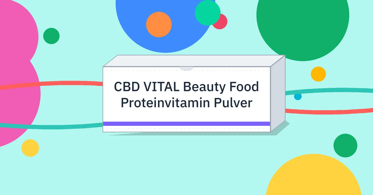 Symbolbild: Packung mit der Aufschrift CBD VITAL Beauty Food Proteinvitamin Pulver (PZN 18351734) – Verfügbarkeit und Bezug in Apotheken in Frankfurt am Main