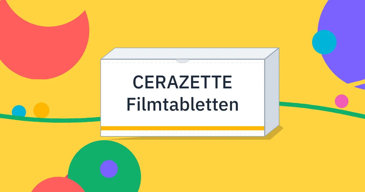Symbolbild: Packung mit der Aufschrift CERAZETTE Filmtabletten (PZN 04927521) – Verfügbarkeit und Bezug in Apotheken in Frankfurt am Main