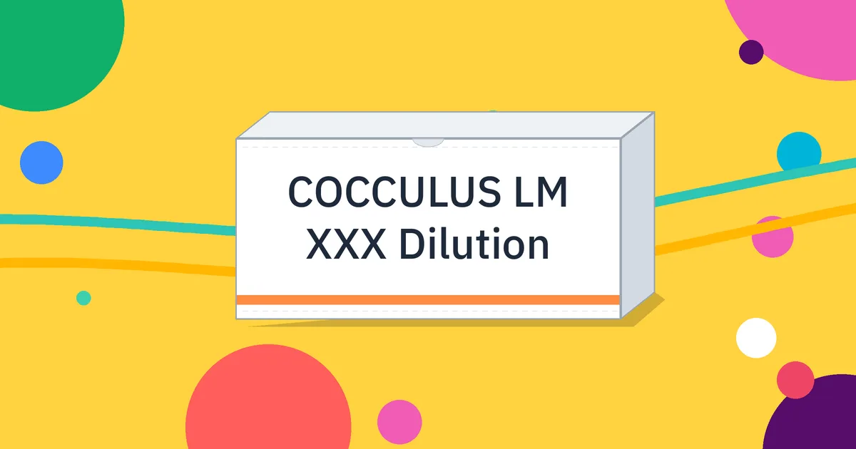 Symbolbild: Packung mit der Aufschrift COCCULUS LM XXX Dilution (PZN 02674323) – Verfügbarkeit und Bezug in Apotheken in Frankfurt am Main