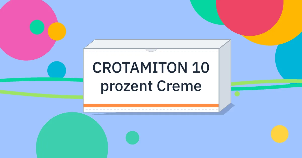 Symbolbild: Packung mit der Aufschrift CROTAMITON 10 prozent Creme (PZN 19900640) – Verfügbarkeit und Bezug in Apotheken in Frankfurt am Main