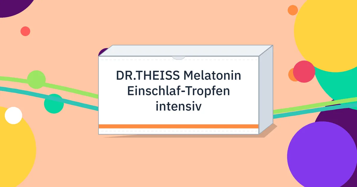 Symbolbild: Packung mit der Aufschrift DR.THEISS Melatonin Einschlaf-Tropfen intensiv (PZN 19294530) – Verfügbarkeit und Bezug in Apotheken in Frankfurt am Main