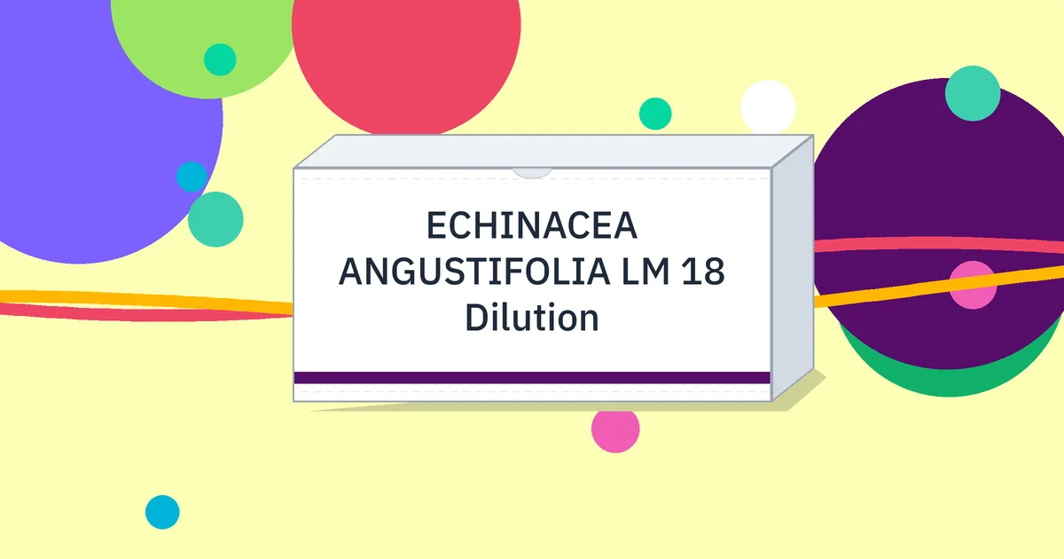 Symbolbild: Packung mit der Aufschrift ECHINACEA ANGUSTIFOLIA LM 18 Dilution (PZN 02601927) – Verfügbarkeit und Bezug in Apotheken in Frankfurt am Main