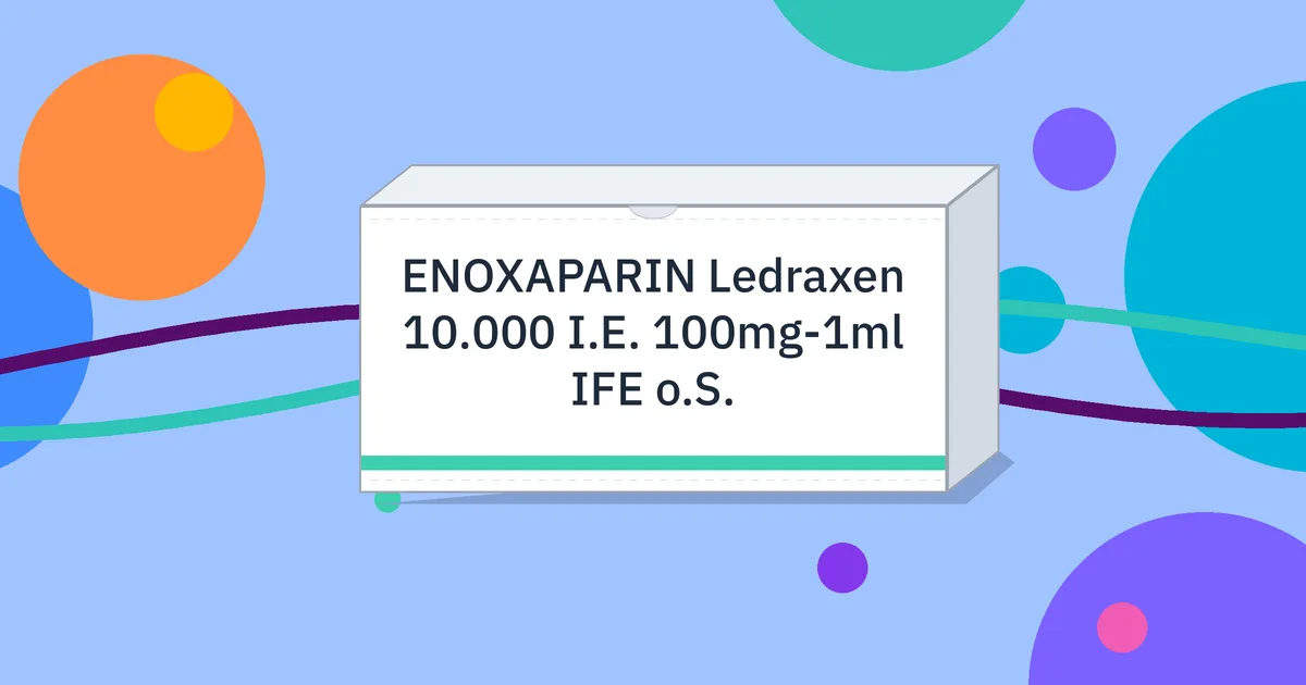Symbolbild: Packung mit der Aufschrift ENOXAPARIN Ledraxen 10.000 I.E. 100mg-1ml IFE o.S. (PZN 19226959) – Verfügbarkeit und Bezug in Apotheken in Frankfurt am Main
