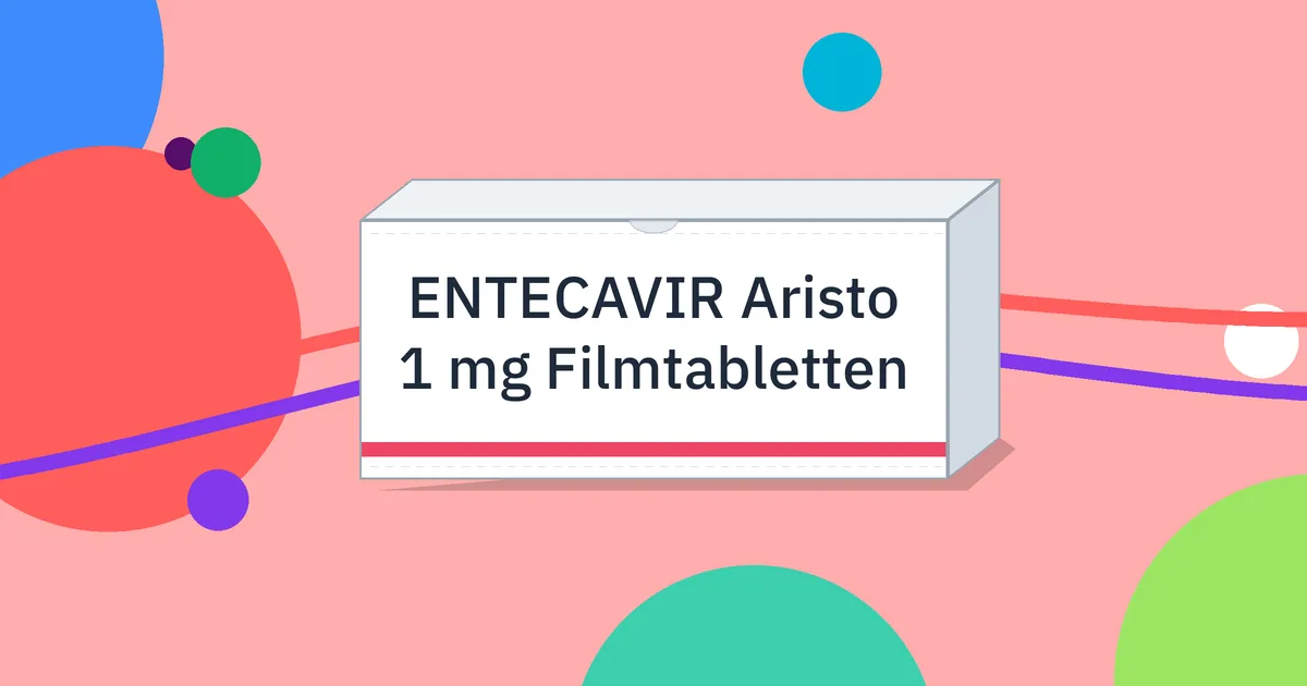 Symbolbild: Packung mit der Aufschrift ENTECAVIR Aristo 1 mg Filmtabletten (PZN 13702318) – Verfügbarkeit und Bezug in Apotheken in Frankfurt am Main