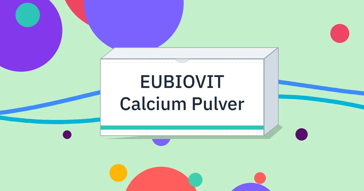 Symbolbild: Packung mit der Aufschrift EUBIOVIT Calcium Pulver (PZN 15203022) – Verfügbarkeit und Bezug in Apotheken in Frankfurt am Main