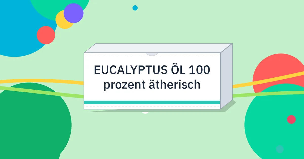 Symbolbild: Packung mit der Aufschrift EUCALYPTUS ÖL 100 prozent ätherisch (PZN 07205509) – Verfügbarkeit und Bezug in Apotheken in Frankfurt am Main