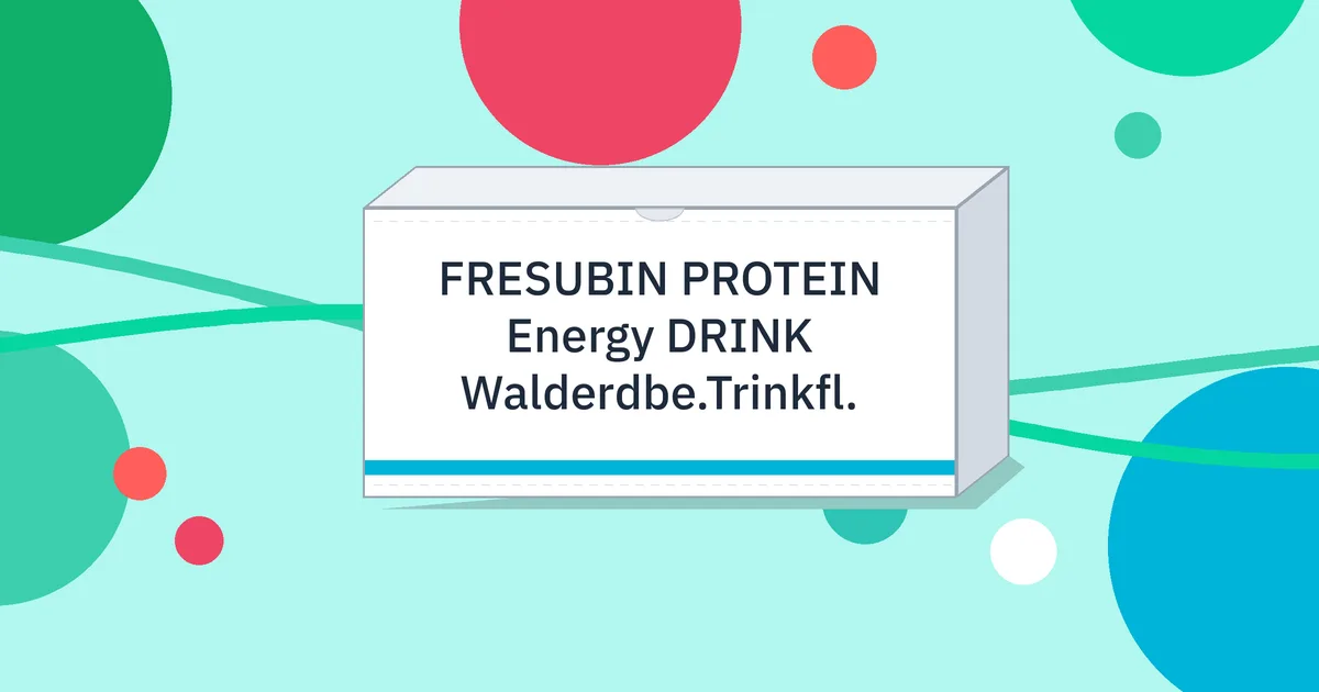 Symbolbild: Packung mit der Aufschrift FRESUBIN PROTEIN Energy DRINK Walderdbe.Trinkfl. (PZN 14359957) – Verfügbarkeit und Bezug in Apotheken in Frankfurt am Main