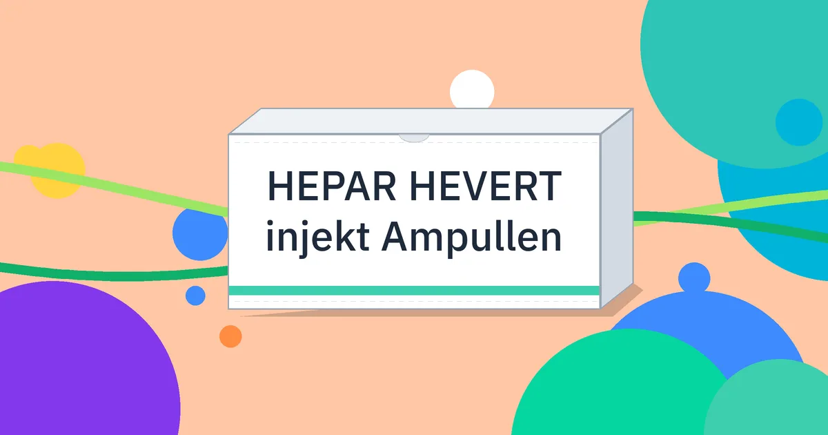 Symbolbild: Packung mit der Aufschrift HEPAR HEVERT injekt Ampullen (PZN 13923835) – Verfügbarkeit und Bezug in Apotheken in Frankfurt am Main
