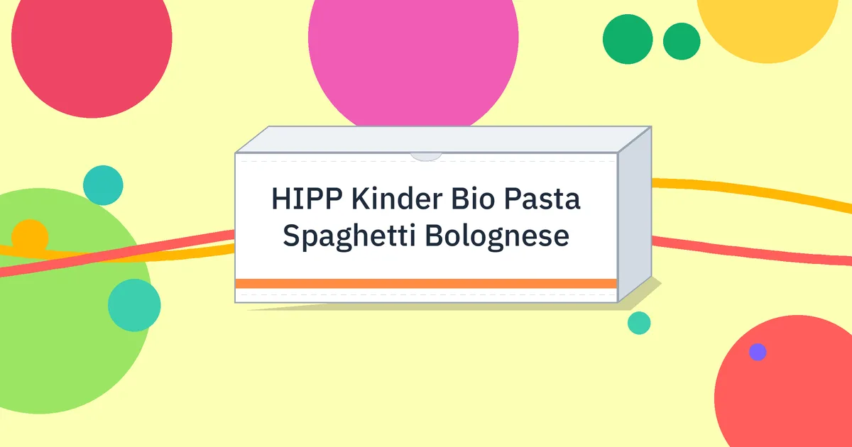 Symbolbild: Packung mit der Aufschrift HIPP Kinder Bio Pasta Spaghetti Bolognese (PZN 08404990) – Verfügbarkeit und Bezug in Apotheken in Frankfurt am Main