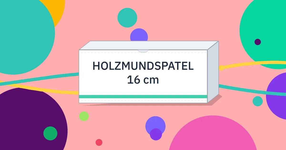 Symbolbild: Packung mit der Aufschrift HOLZMUNDSPATEL 16 cm (PZN 03164021) – Verfügbarkeit und Bezug in Apotheken in Frankfurt am Main