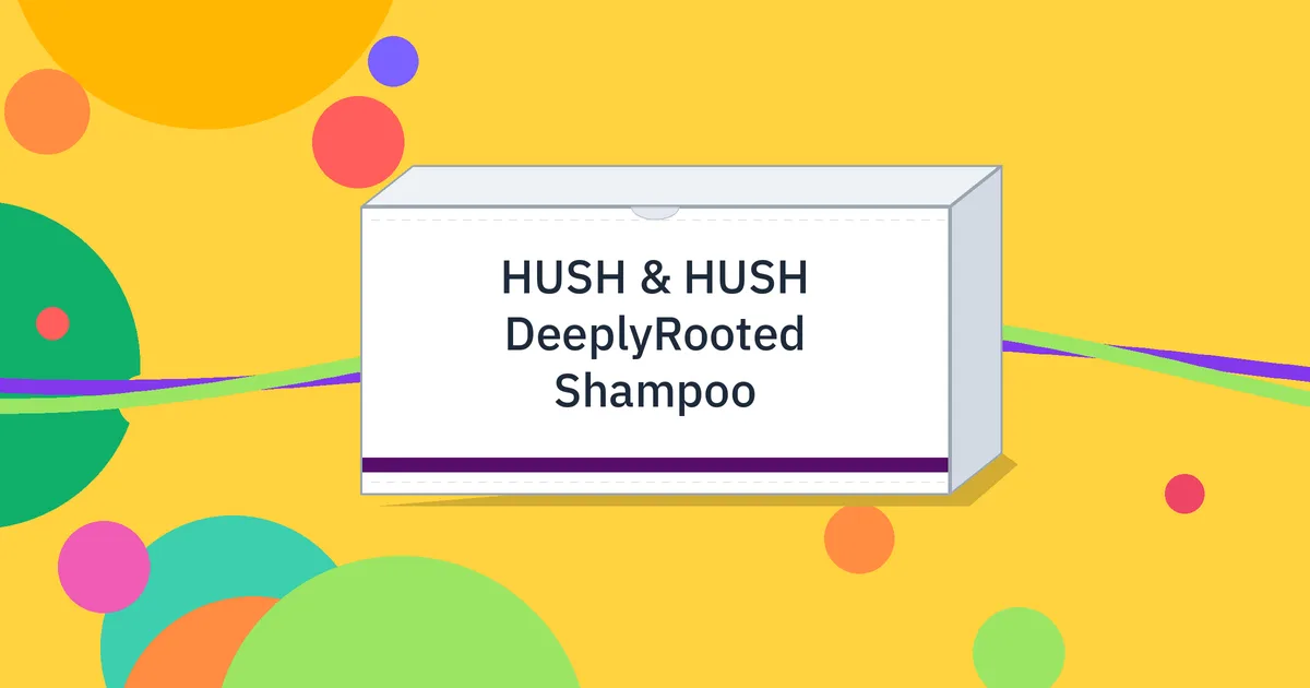 Symbolbild: Packung mit der Aufschrift HUSH & HUSH DeeplyRooted Shampoo (PZN 18457444) – Verfügbarkeit und Bezug in Apotheken in Frankfurt am Main