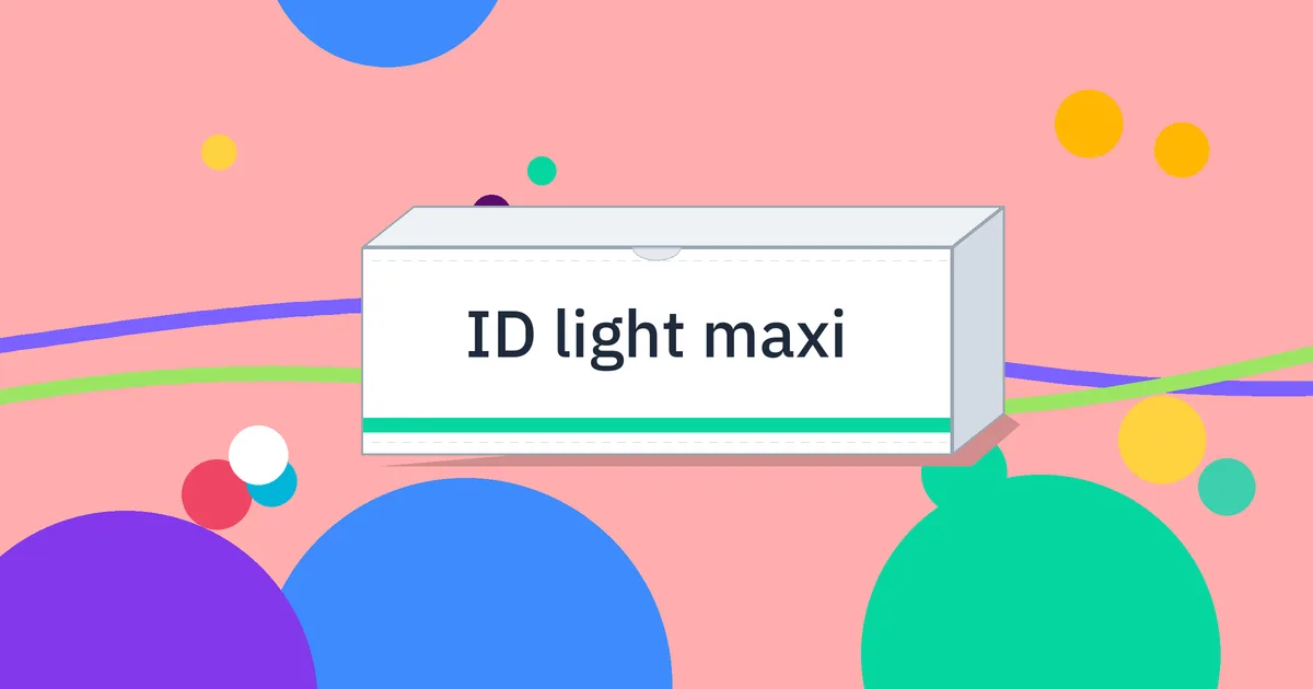 Symbolbild: Packung mit der Aufschrift ID light maxi (PZN 09895949) – Verfügbarkeit und Bezug in Apotheken in Frankfurt am Main