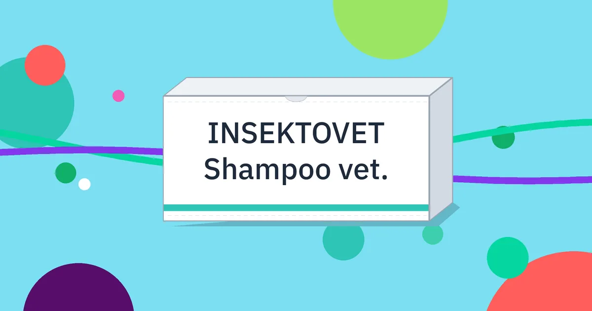 Symbolbild: Packung mit der Aufschrift INSEKTOVET Shampoo vet. (PZN 10350830) – Verfügbarkeit und Bezug in Apotheken in Frankfurt am Main