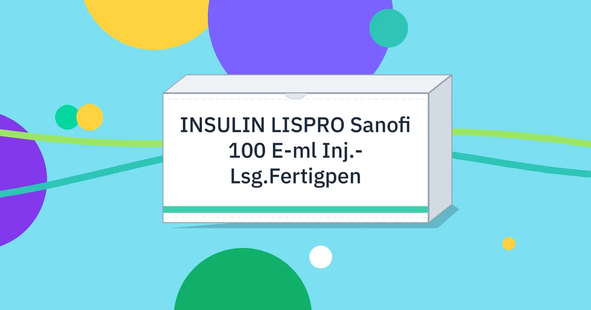 Symbolbild: Packung mit der Aufschrift INSULIN LISPRO Sanofi 100 E-ml Inj.-Lsg.Fertigpen (PZN 19510212) – Verfügbarkeit und Bezug in Apotheken in Frankfurt am Main