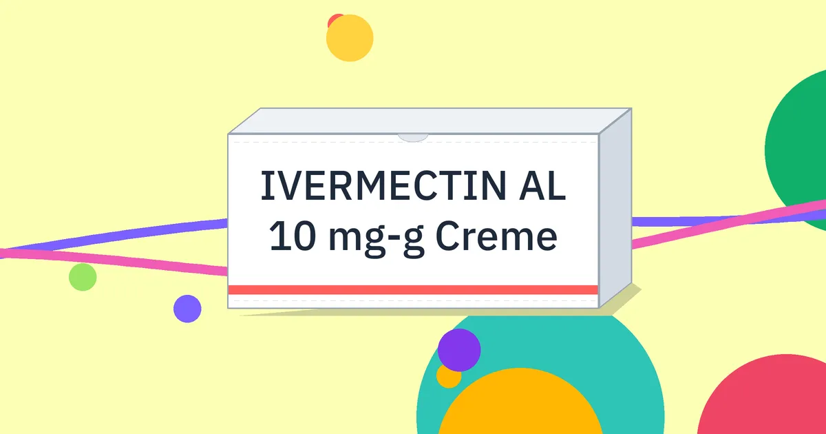 Symbolbild: Packung mit der Aufschrift IVERMECTIN AL 10 mg-g Creme (PZN 20010762) – Verfügbarkeit und Bezug in Apotheken in Frankfurt am Main