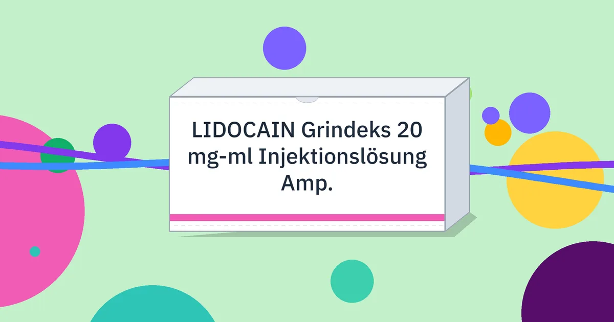 Symbolbild: Packung mit der Aufschrift LIDOCAIN Grindeks 20 mg-ml Injektionslösung Amp. (PZN 19539575) – Verfügbarkeit und Bezug in Apotheken in Frankfurt am Main