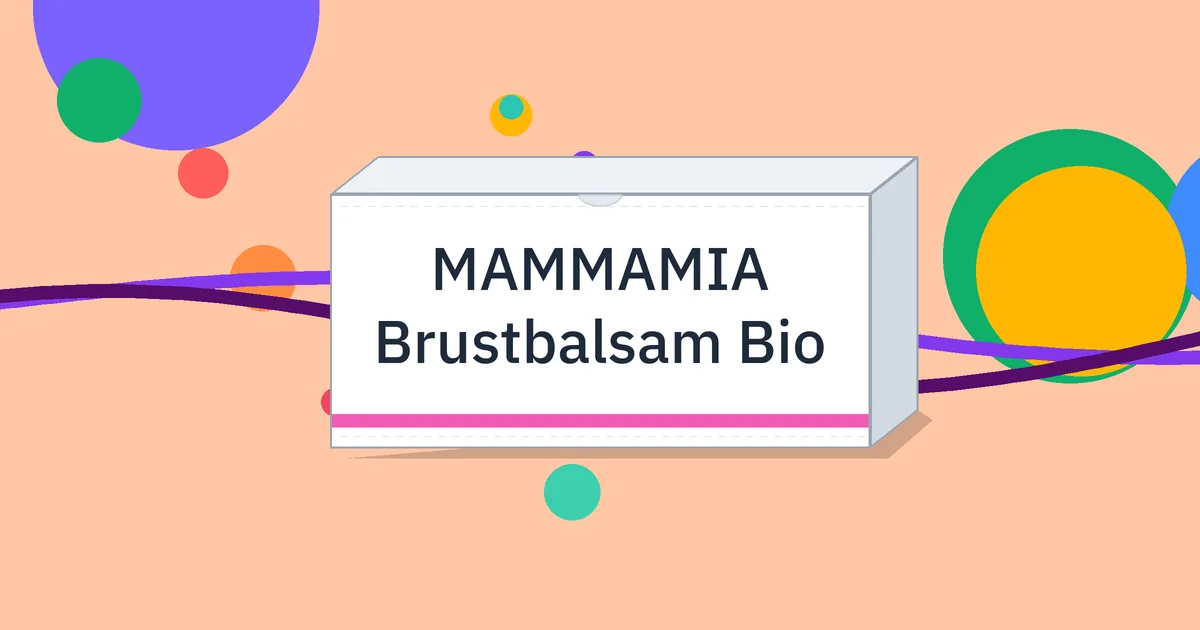 Symbolbild: Packung mit der Aufschrift MAMMAMIA Brustbalsam Bio (PZN 20687134) – Verfügbarkeit und Bezug in Apotheken in Frankfurt am Main