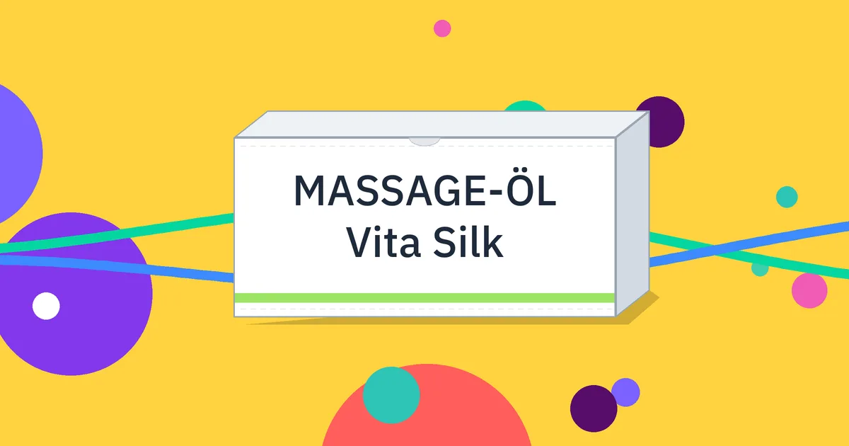 Symbolbild: Packung mit der Aufschrift MASSAGE-ÖL Vita Silk (PZN 04982595) – Verfügbarkeit und Bezug in Apotheken in Frankfurt am Main