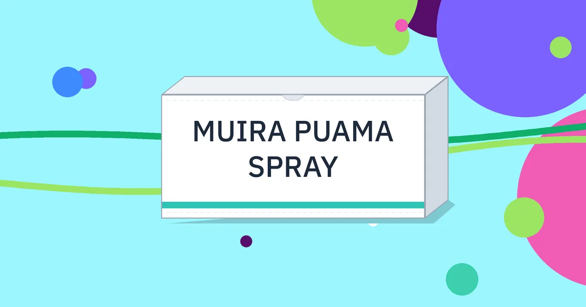 Symbolbild: Packung mit der Aufschrift MUIRA PUAMA SPRAY (PZN 12371581) – Verfügbarkeit und Bezug in Apotheken in Frankfurt am Main