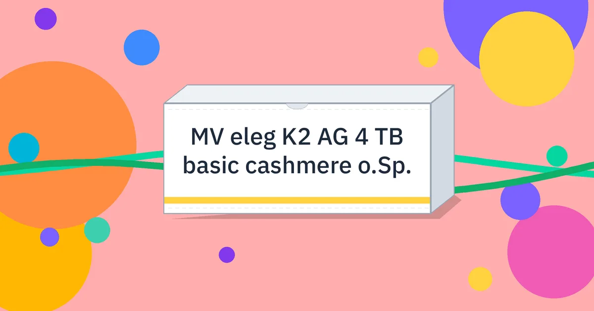 Symbolbild: Packung mit der Aufschrift MV eleg K2 AG 4 TB basic cashmere o.Sp. (PZN 14680866) – Verfügbarkeit und Bezug in Apotheken in Frankfurt am Main