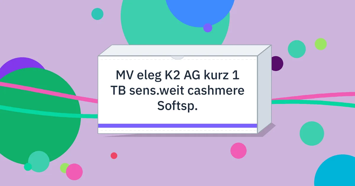 Symbolbild: Packung mit der Aufschrift MV eleg K2 AG kurz 1 TB sens.weit cashmere Softsp. (PZN 15273867) – Verfügbarkeit und Bezug in Apotheken in Frankfurt am Main