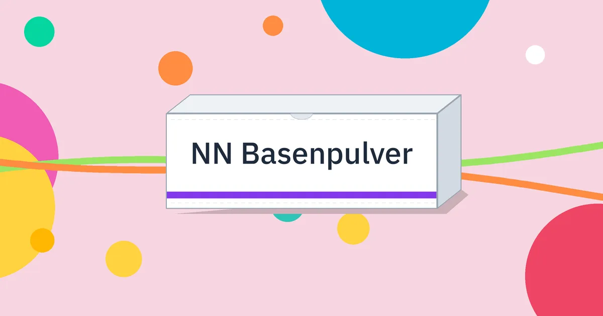 Symbolbild: Packung mit der Aufschrift NN Basenpulver (PZN 15321980) – Verfügbarkeit und Bezug in Apotheken in Frankfurt am Main