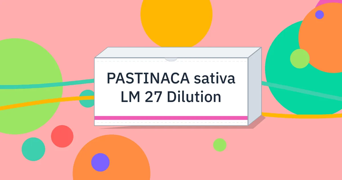 Symbolbild: Packung mit der Aufschrift PASTINACA sativa LM 27 Dilution (PZN 13632500) – Verfügbarkeit und Bezug in Apotheken in Frankfurt am Main