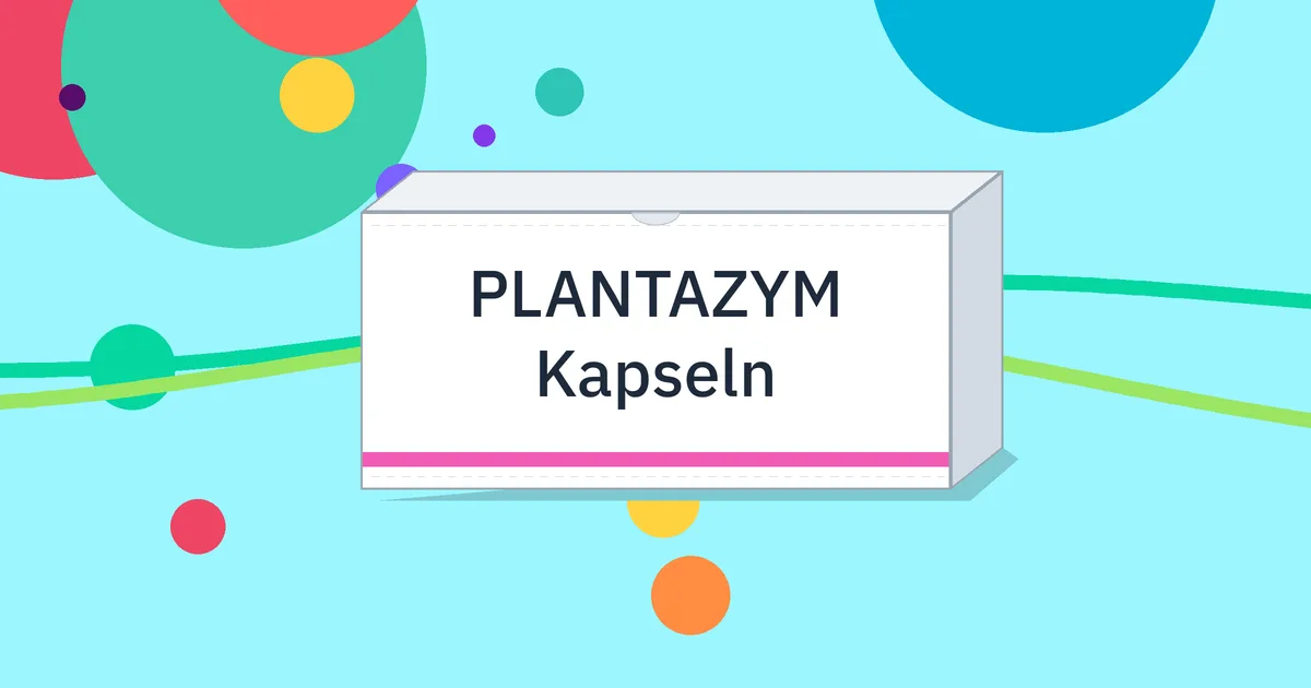 Symbolbild: Packung mit der Aufschrift PLANTAZYM Kapseln (PZN 18913184) – Verfügbarkeit und Bezug in Apotheken in Frankfurt am Main