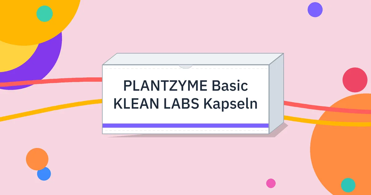 Symbolbild: Packung mit der Aufschrift PLANTZYME Basic KLEAN LABS Kapseln (PZN 17205404) – Verfügbarkeit und Bezug in Apotheken in Frankfurt am Main