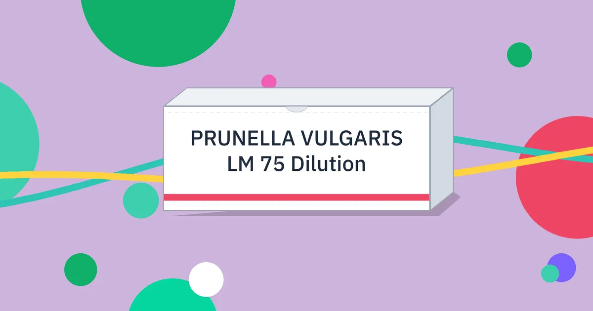 Symbolbild: Packung mit der Aufschrift PRUNELLA VULGARIS LM 75 Dilution (PZN 13669182) – Verfügbarkeit und Bezug in Apotheken in Frankfurt am Main