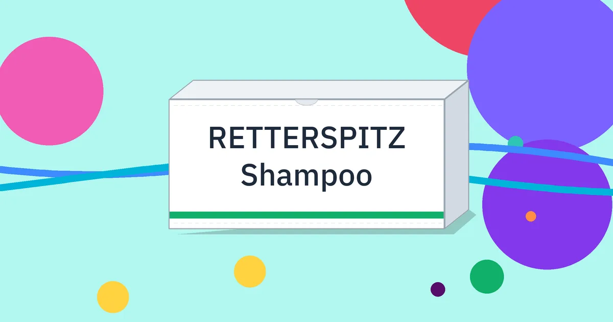 Symbolbild: Packung mit der Aufschrift RETTERSPITZ Shampoo (PZN 00256030) – Verfügbarkeit und Bezug in Apotheken in Frankfurt am Main