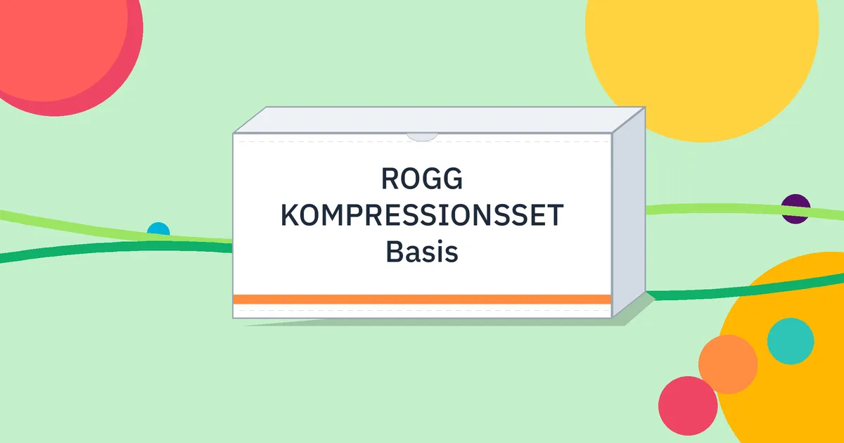 Symbolbild: Packung mit der Aufschrift ROGG KOMPRESSIONSSET Basis (PZN 20597721) – Verfügbarkeit und Bezug in Apotheken in Frankfurt am Main