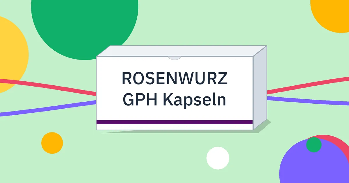 Symbolbild: Packung mit der Aufschrift ROSENWURZ GPH Kapseln (PZN 00183414) – Verfügbarkeit und Bezug in Apotheken in Frankfurt am Main