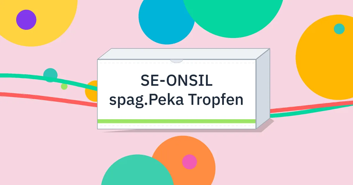 Symbolbild: Packung mit der Aufschrift SE-ONSIL spag.Peka Tropfen (PZN 04970296) – Verfügbarkeit und Bezug in Apotheken in Frankfurt am Main