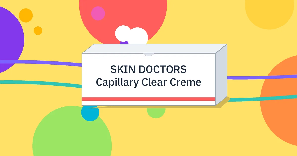 Symbolbild: Packung mit der Aufschrift SKIN DOCTORS Capillary Clear Creme (PZN 09087853) – Verfügbarkeit und Bezug in Apotheken in Frankfurt am Main