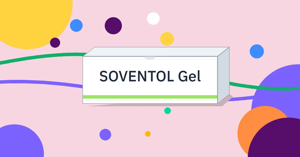Symbolbild: Packung mit der Aufschrift SOVENTOL Gel (PZN 00949632) – Verfügbarkeit und Bezug in Apotheken in Frankfurt am Main