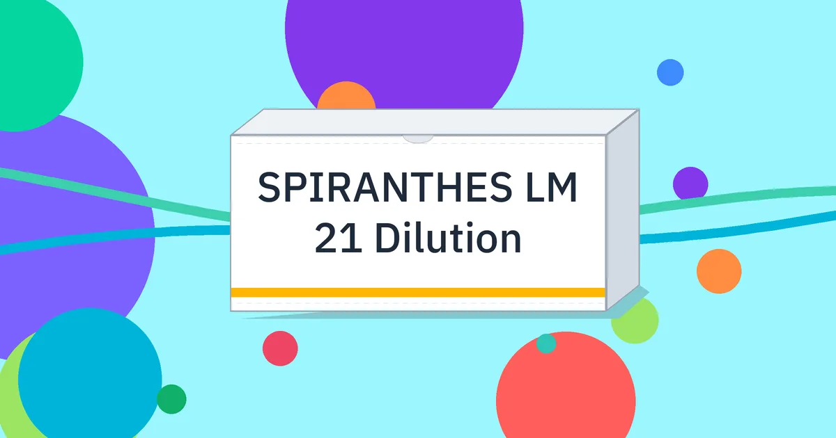 Symbolbild: Packung mit der Aufschrift SPIRANTHES LM 21 Dilution (PZN 13682024) – Verfügbarkeit und Bezug in Apotheken in Frankfurt am Main