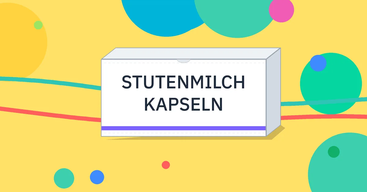 Symbolbild: Packung mit der Aufschrift STUTENMILCH KAPSELN (PZN 02847083) – Verfügbarkeit und Bezug in Apotheken in Frankfurt am Main