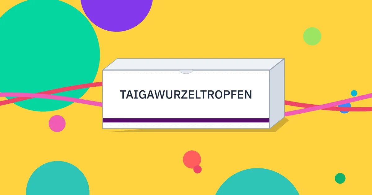 Symbolbild: Packung mit der Aufschrift TAIGAWURZELTROPFEN (PZN 11052419) – Verfügbarkeit und Bezug in Apotheken in Frankfurt am Main