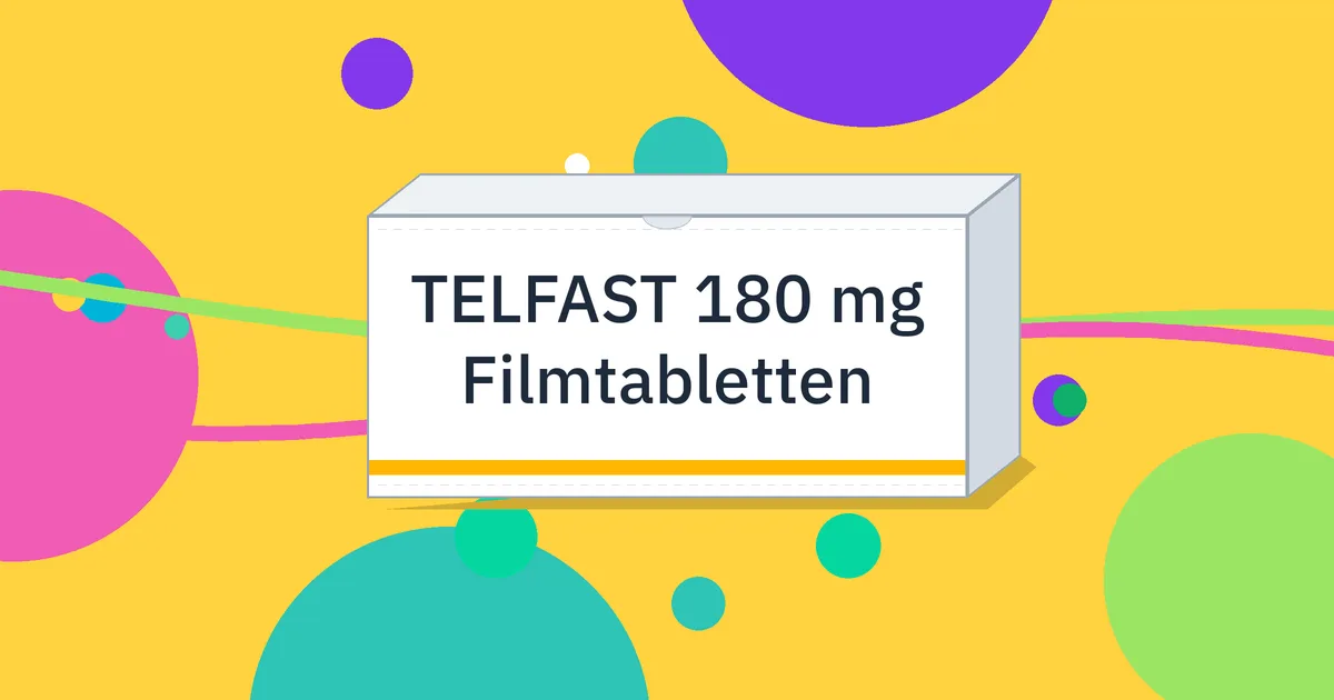 Symbolbild: Packung mit der Aufschrift TELFAST 180 mg Filmtabletten (PZN 08540368) – Verfügbarkeit und Bezug in Apotheken in Frankfurt am Main